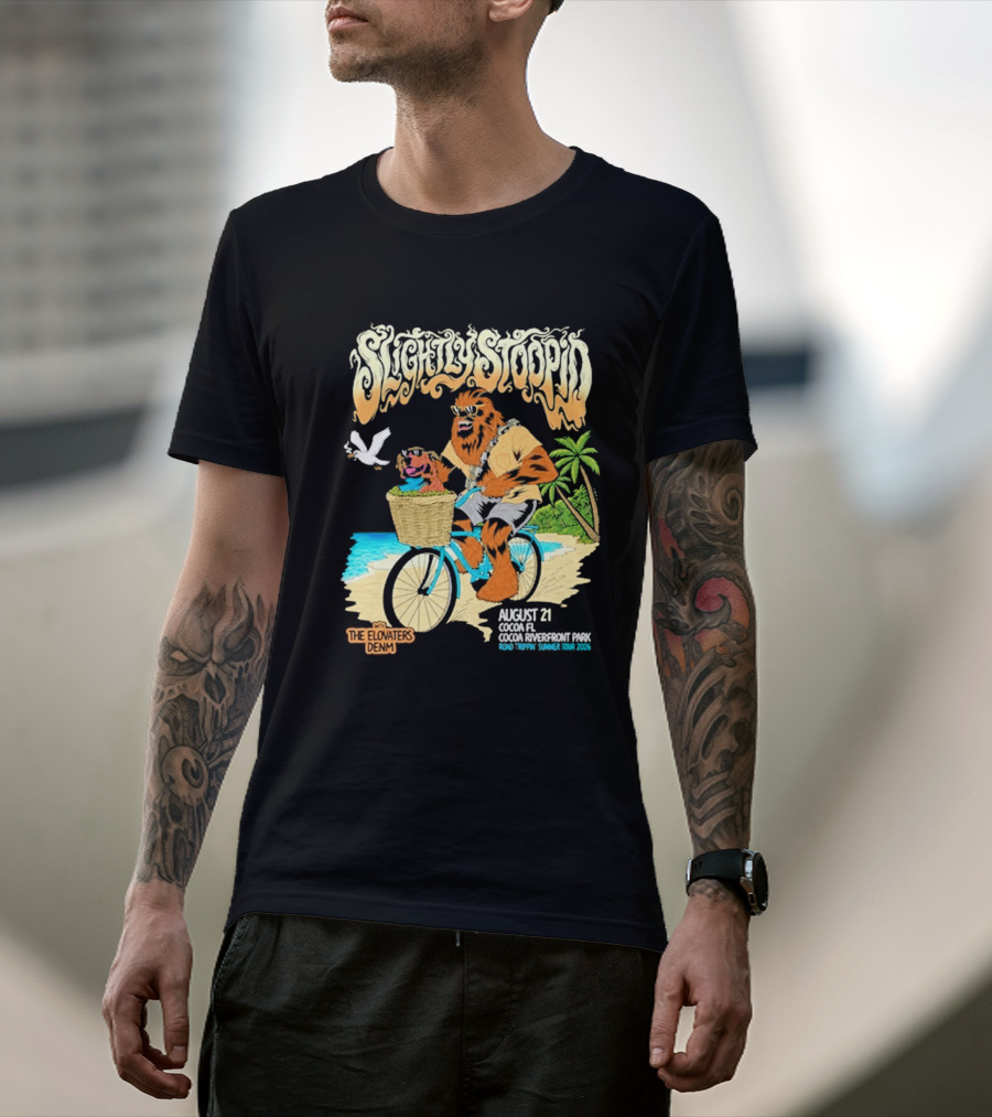 Slightly Stoopid Cocoa Riverfront Park August 21 The Elovaters Demn Event 2026 T-Shirt