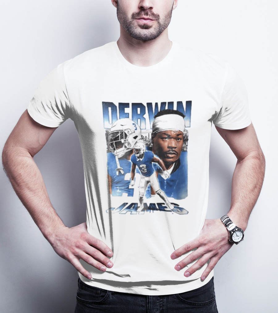 Derwin James Football Photo Collage Skyline Bootleg T-Shirt