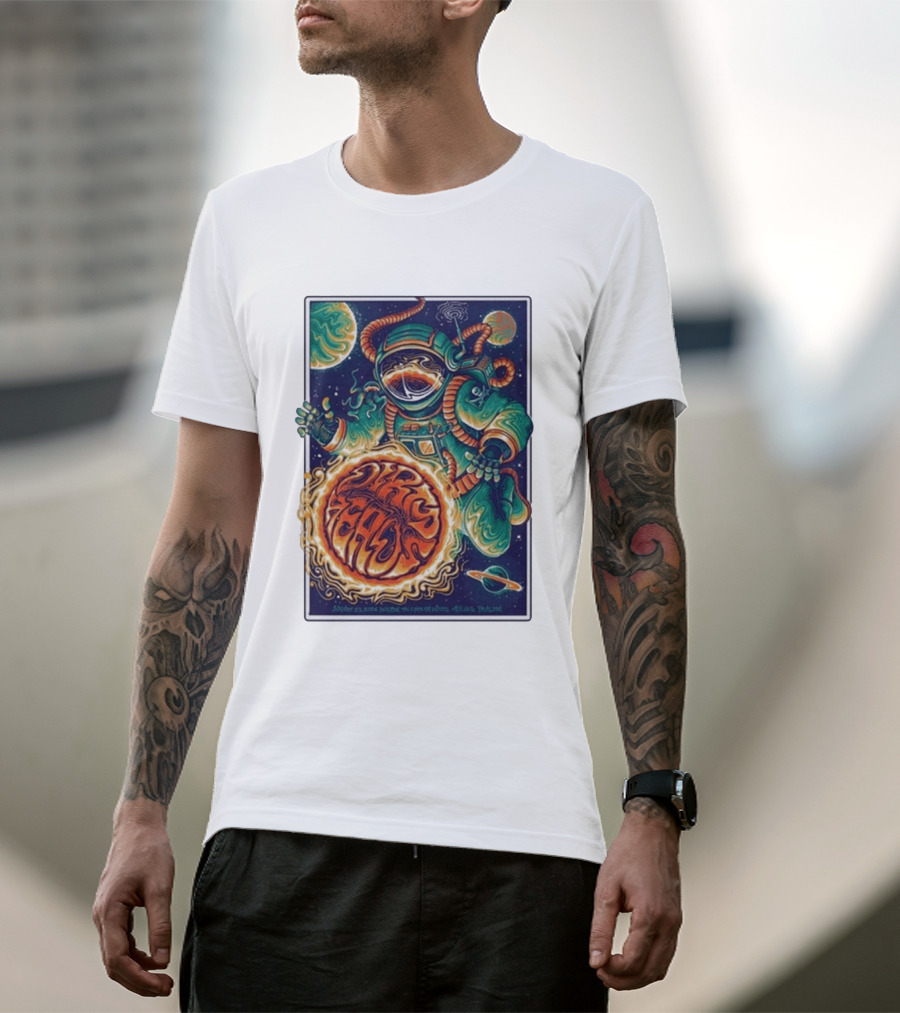 Dirty Heads Cosmic Astronaut Tour The Woodlands TX 8 23 2026 Psychedelic Space Adventure T-Shirt