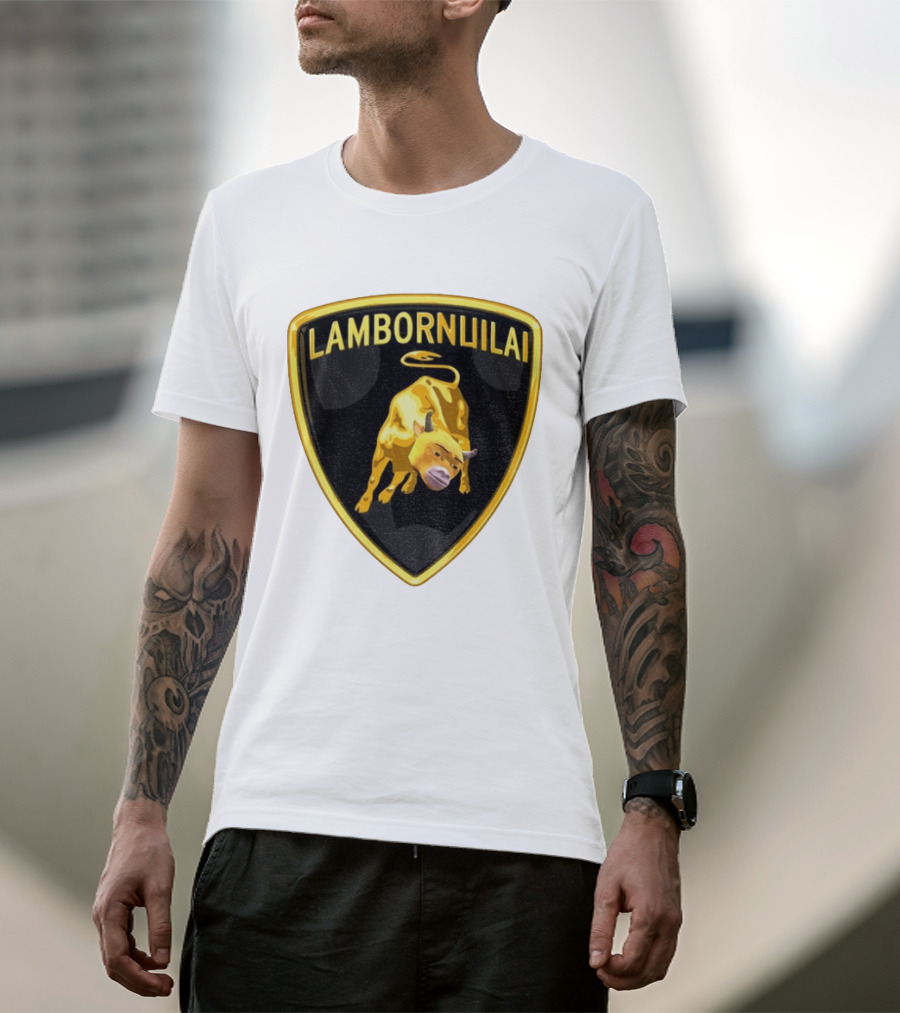 Lambornuilai Gold Bull Meme Niu Lai T-Shirt