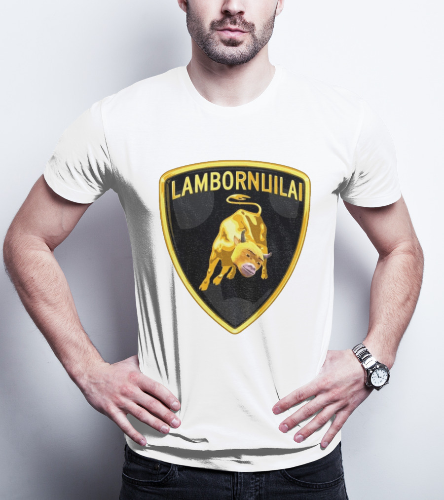 Lambornuilai Gold Bull Meme Niu Lai T-Shirt