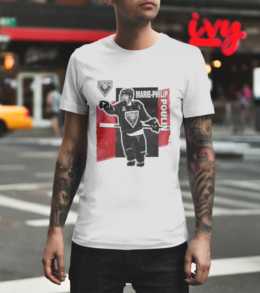Marie Philip Poulin Team Vancouver Goldeneyes PWHL 2026 T-Shirt