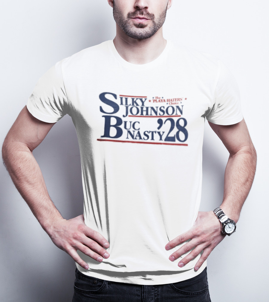 Silky Johnson Buc Nasty 28 The Playa Haters Choice T-Shirt