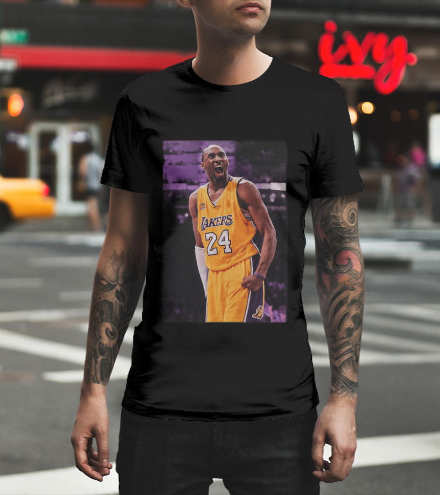 A. J. Brown Wear Mamba Kobe Bryant Lakers 24 T-Shirt