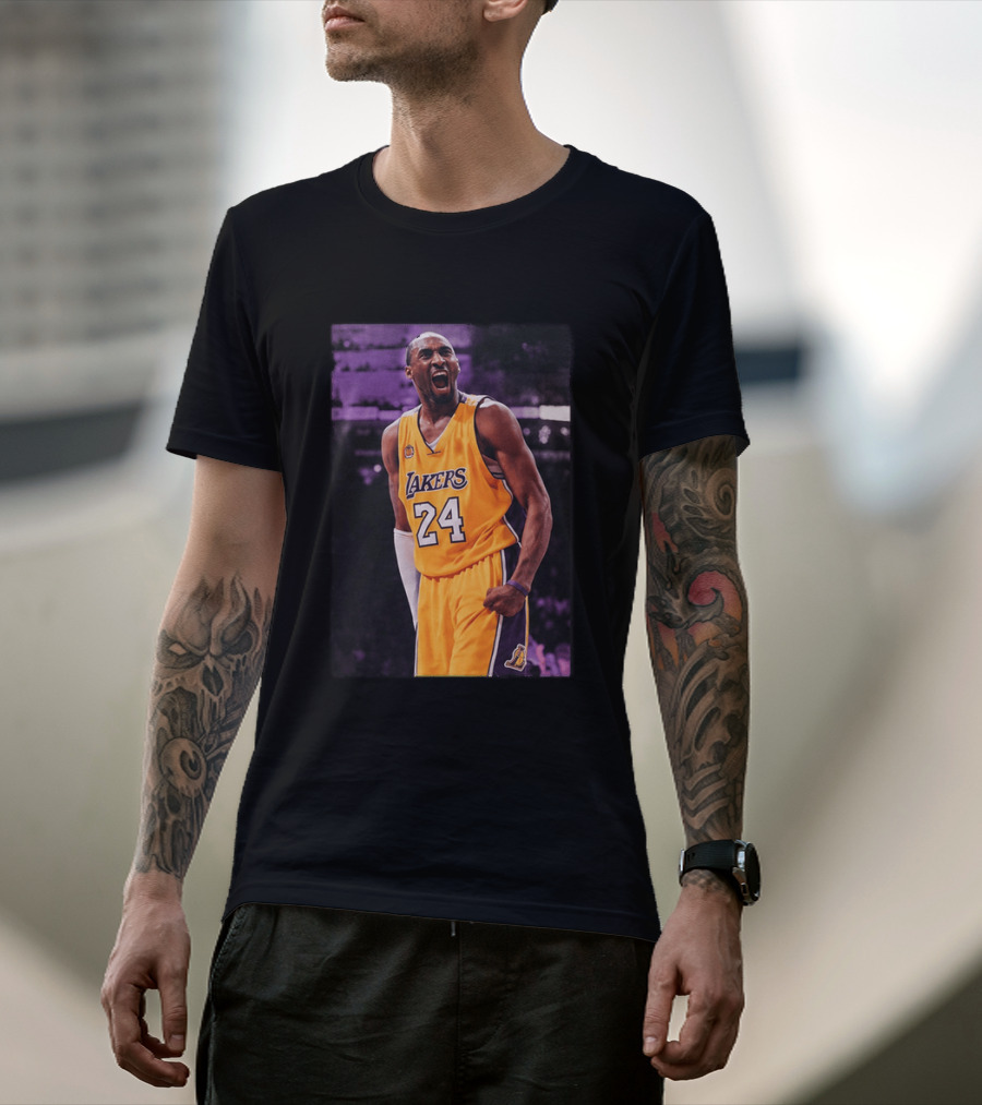 A. J. Brown Wear Mamba Kobe Bryant Lakers 24 T-Shirt