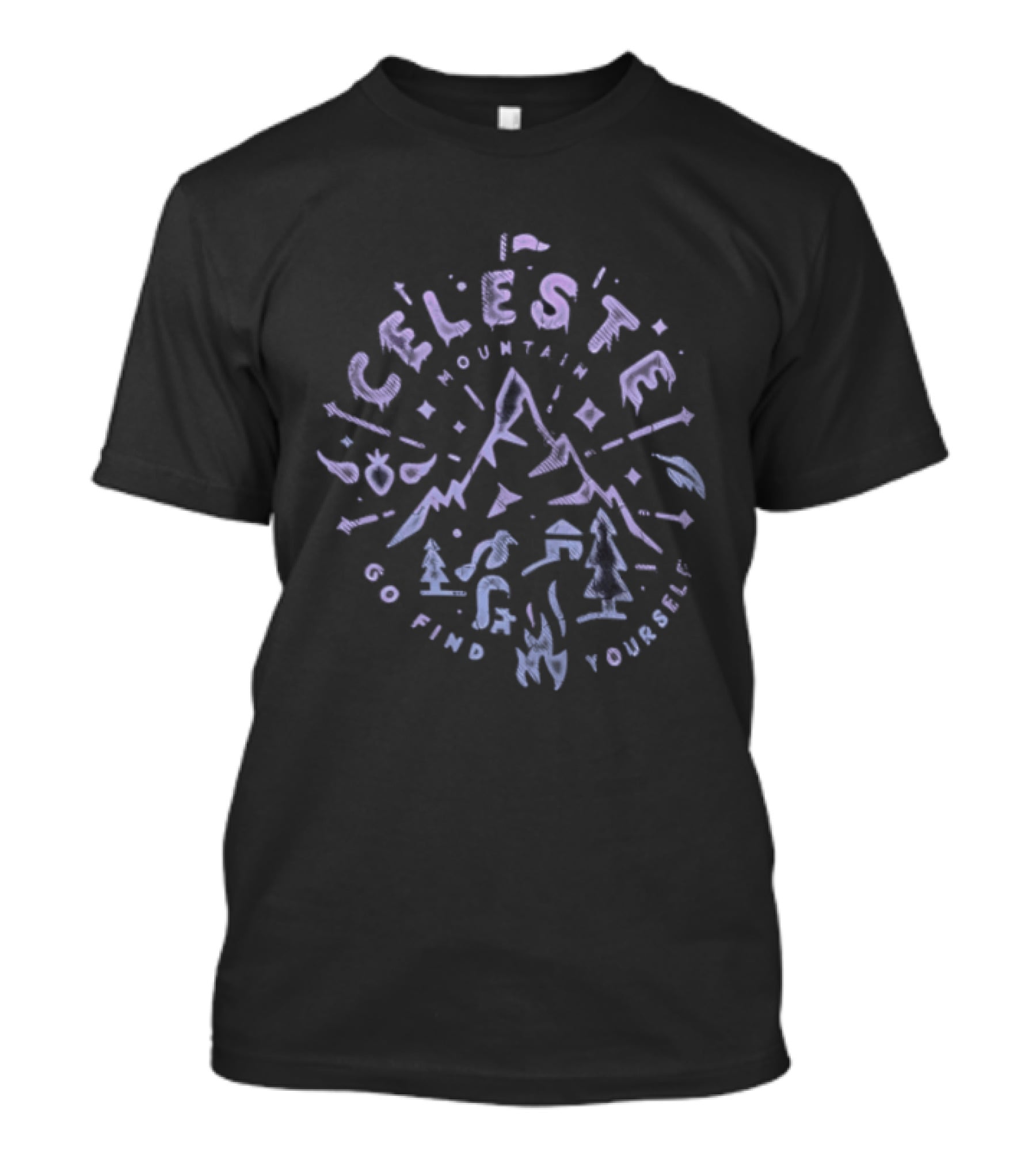 Celeste Mountain Go Find Yourself Adventure Exploration T-Shirt