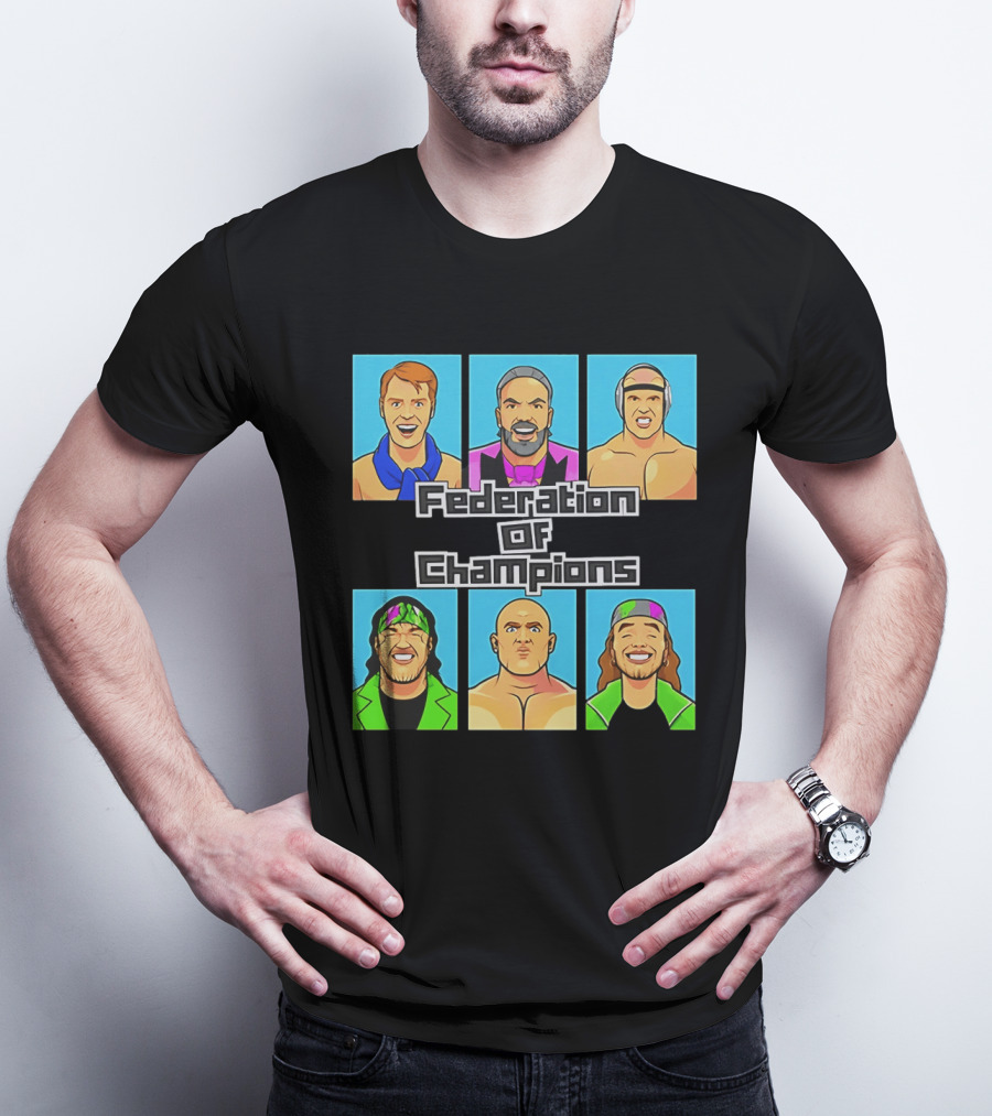 Federation Of Champions Wrestling Legends T-Shirt