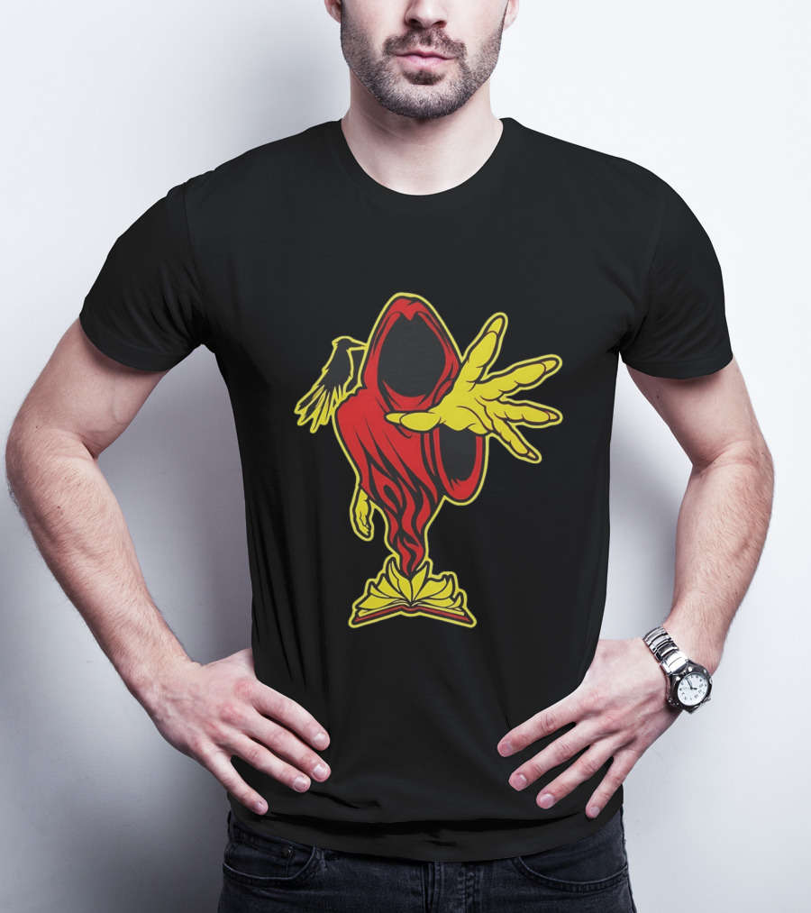 Insane Clown Posse Ringmaster Joker's Card Flame Hooded Figure T-Shirt