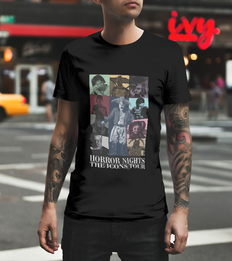 Horror Nights The Icons Tour Villains T-Shirt