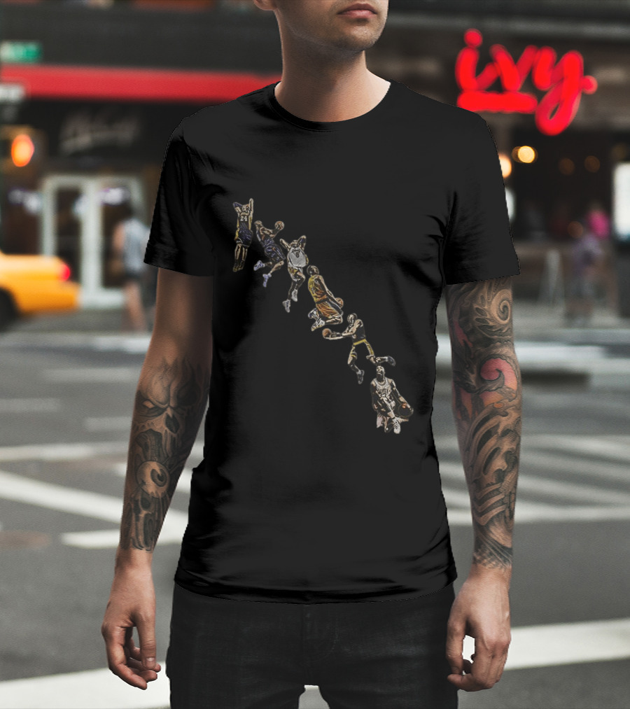 Kobe Bryant Los Angeles Lakers Forever Legend Multi Player Icon 24 T-Shirt