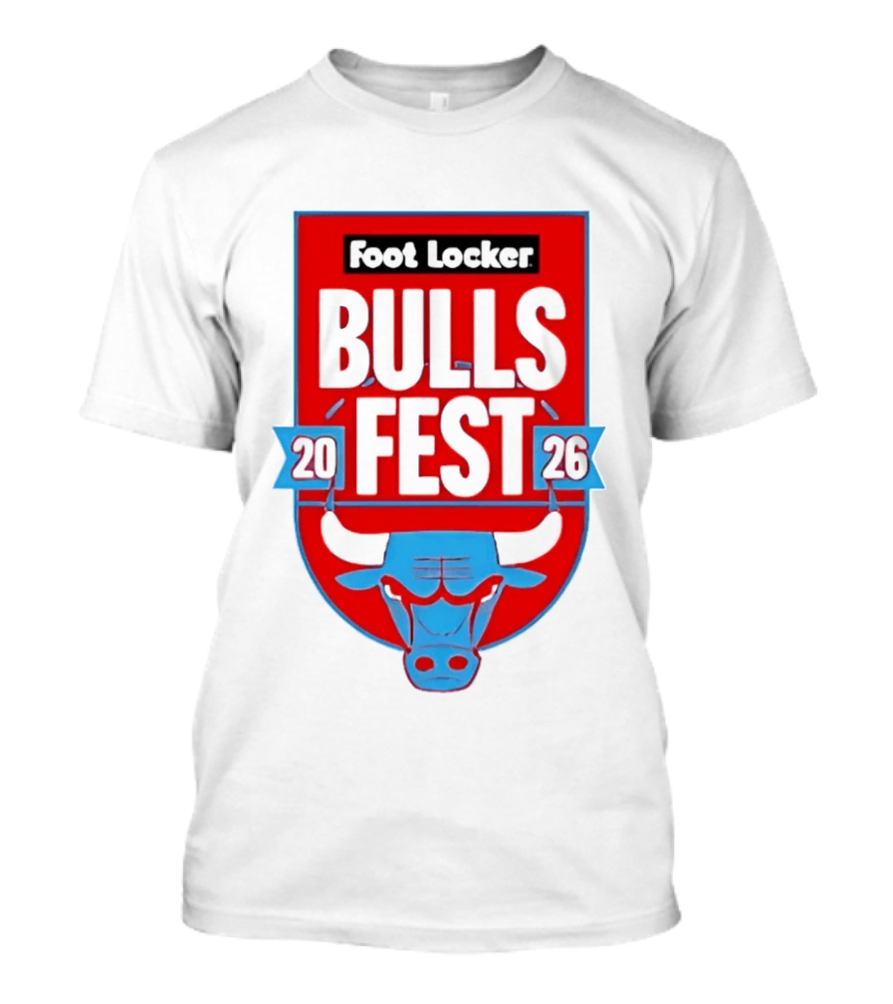Chicago Bulls Fest 2026 Foot Locker Event T-Shirt