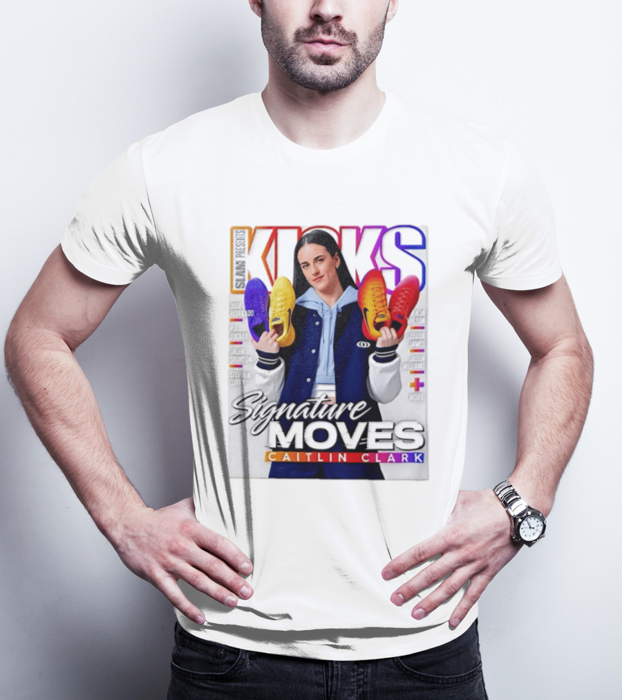 SLAM Presents Kicks Signature Moves Caitlin Clark T-Shirt