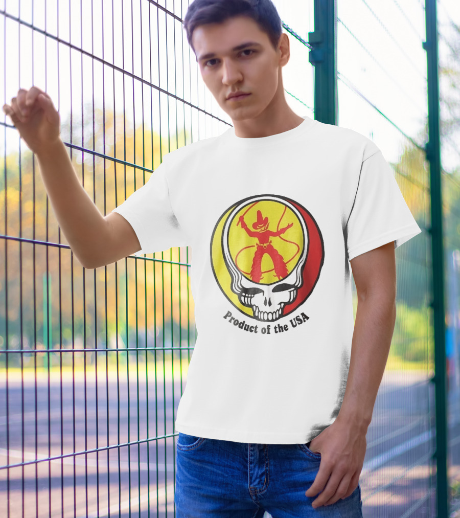 Grateful Dead Steal Your Face Cowboy Product Of The USA T-Shirt