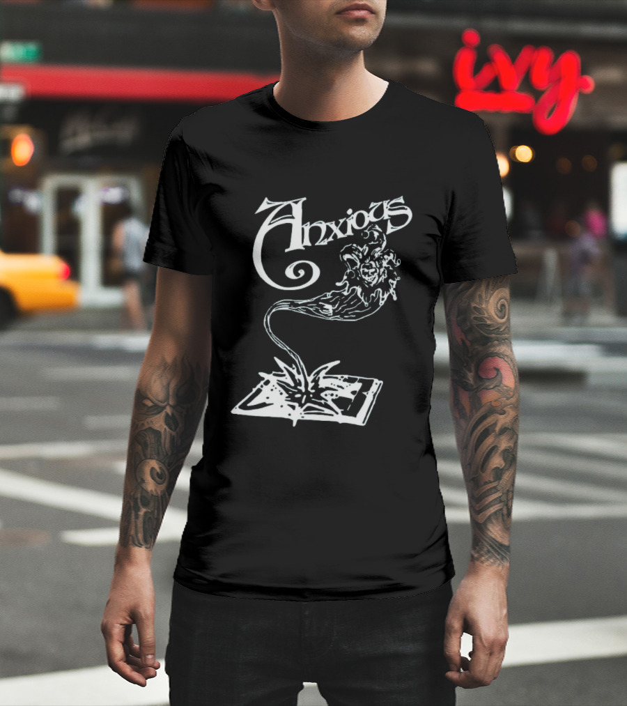 Anxious Gothic Flower Book Summer Fall Tour 2026 T-Shirt