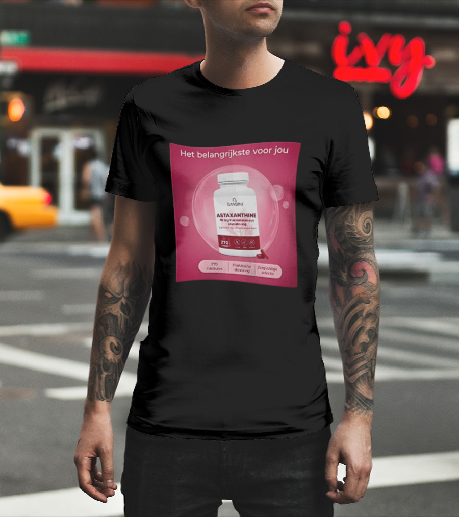 Het Belangrijkste Voor Jou Astaxanthine 18 Mg Haematococcus Pluvialis Alg 270 Capsules Zorghoede Selectie T-Shirt
