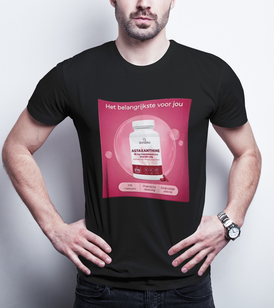 Het Belangrijkste Voor Jou Astaxanthine 18 Mg Haematococcus Pluvialis Alg 270 Capsules Zorghoede Selectie T-Shirt