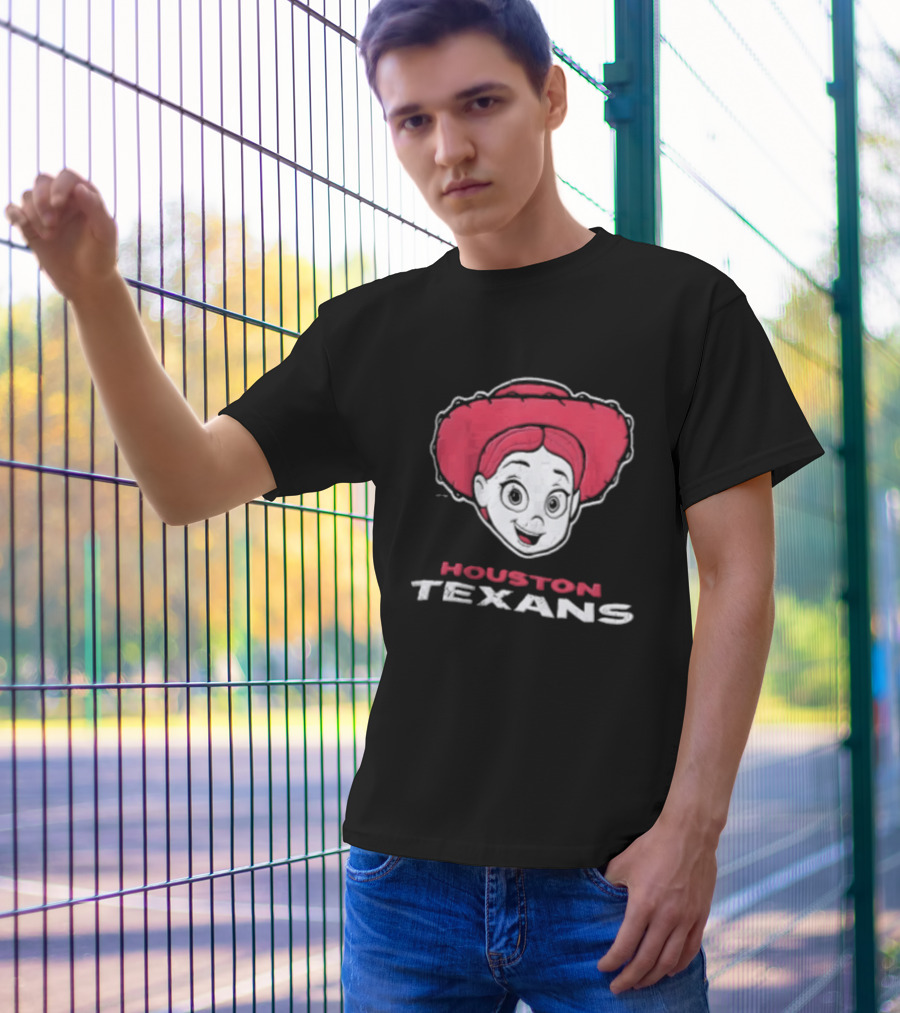 Houston Texans Disney Toy Story Jessie Collaboration T-Shirt