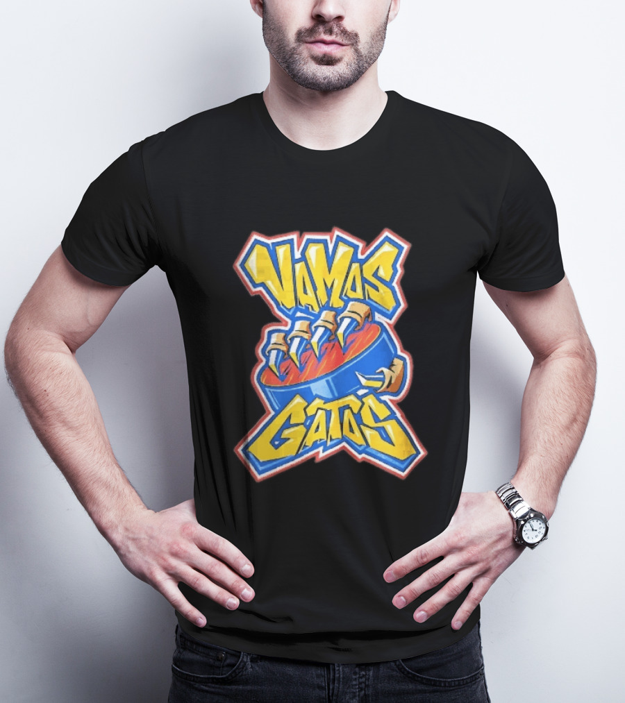 Florida Panthers Vamos Gatos Claw Puck Graffiti T-Shirt