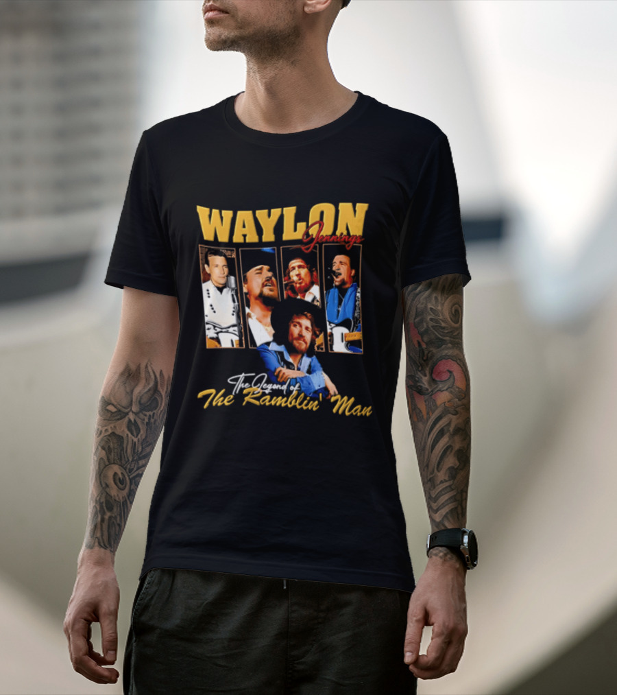Waylon Jennings The Ramblin' Man T-Shirt