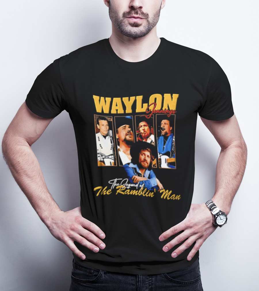 Waylon Jennings The Ramblin' Man T-Shirt