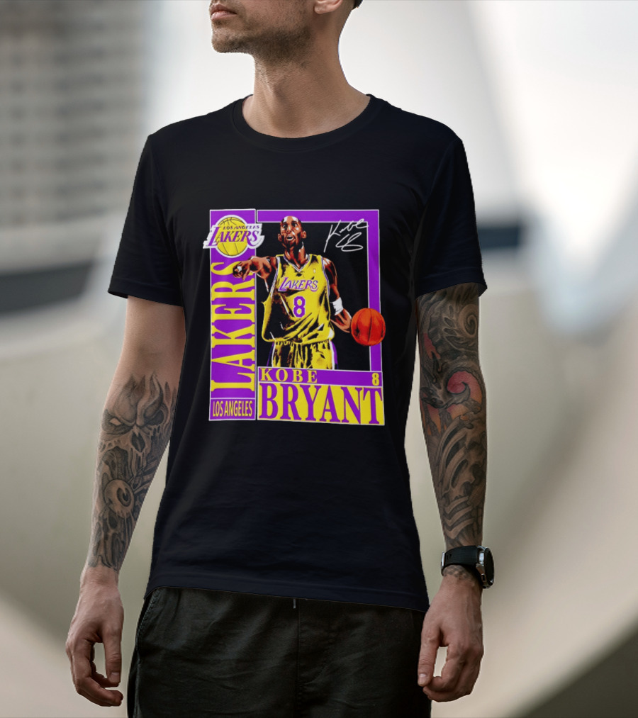 Los Angeles Lakers Kobe Bryant 8 NBA Basketball Legend T-Shirt