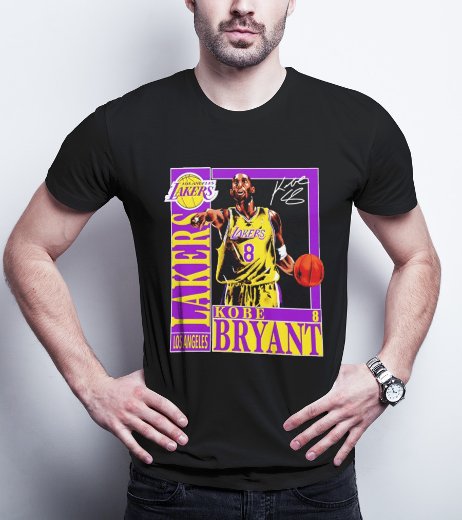 Los Angeles Lakers Kobe Bryant 8 NBA Basketball Legend T-Shirt