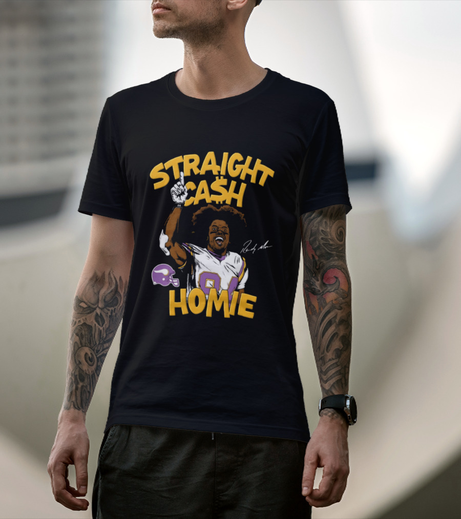 Straight Cash Homie Randy Moss Minnesota Vikings Football 84 NFL T-Shirt