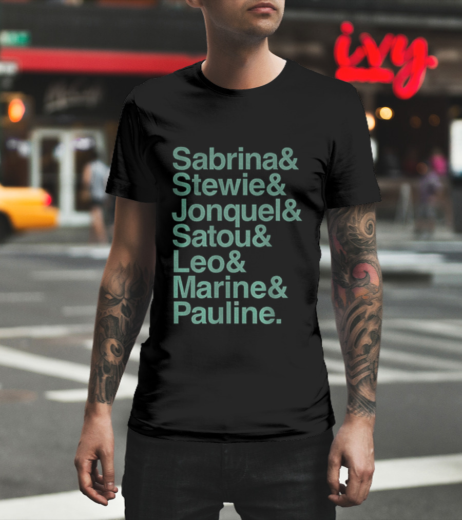 Sabrina Stewie Jonquel Satou Leo Marine Pauline New York Women's Basketball 2026 WNBA T-Shirt