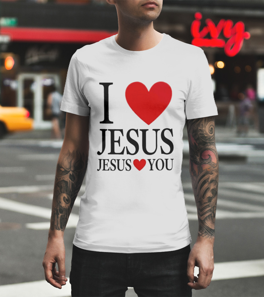 Cameron Dicker I Love Jesus Jesus Love You T-Shirt