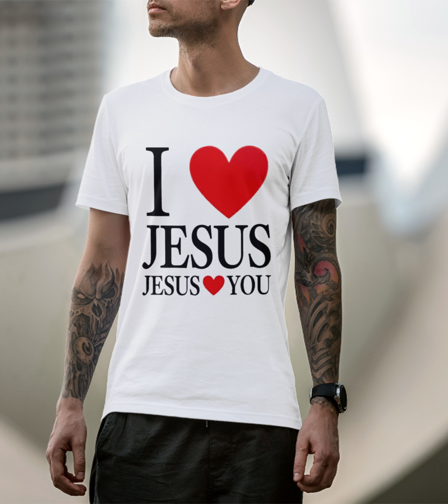 Cameron Dicker I Love Jesus Jesus Love You T-Shirt