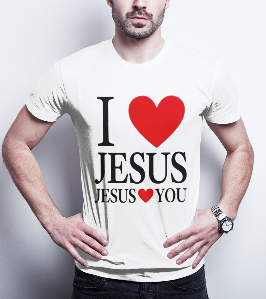Cameron Dicker I Love Jesus Jesus Love You T-Shirt