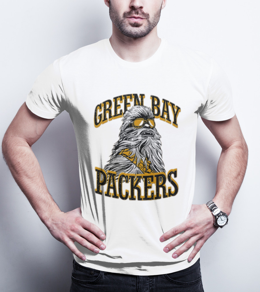 Green Bay Packers Chewbacca 2026 Disney Collaboration T-Shirt
