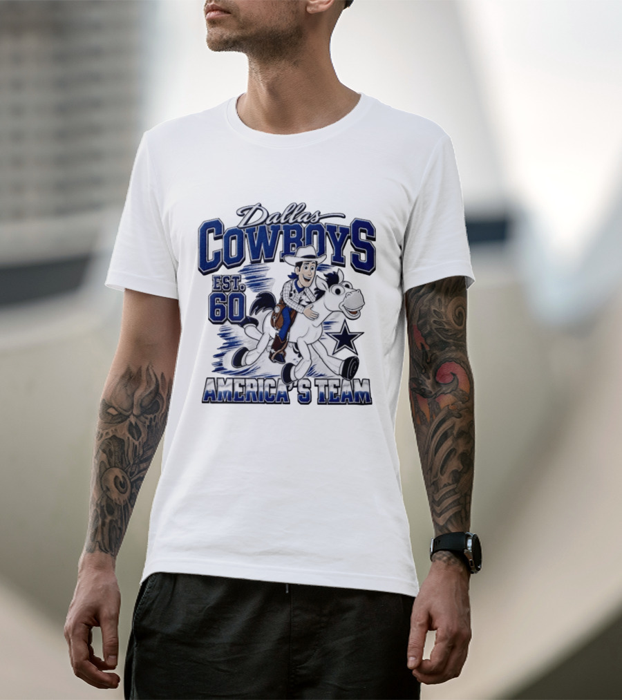 Dallas Cowboys Woody Bullseye Est. 60 America's Team T-Shirt