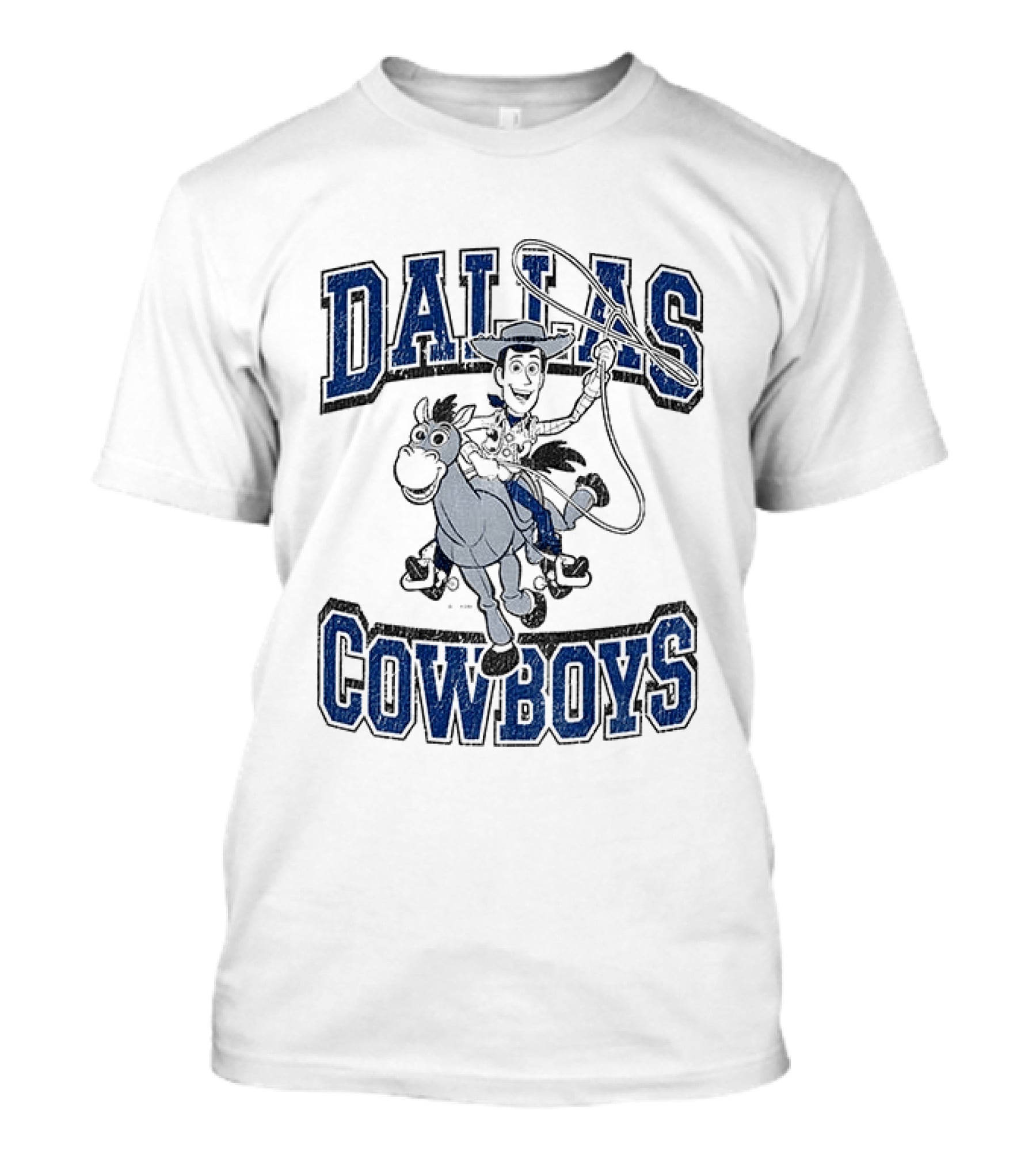 Dallas Cowboys Toy Story Woody Riding Cartoon T-Shirt