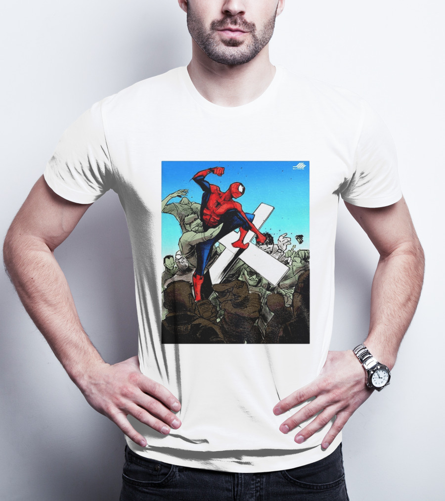 Never Give Up Spider Man Punch Nazis Minnesota Police T-Shirt