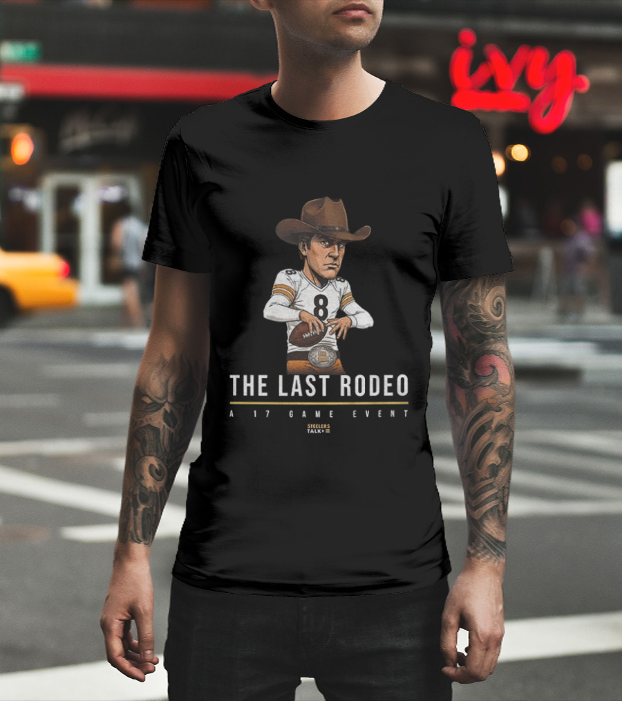 Aaron Rodgers Pittsburgh Steelers The Last Rodeo A 17 Game Event T-Shirt