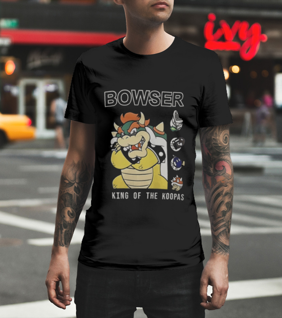 Bowser King Of The Koopas Super Mario T-Shirt