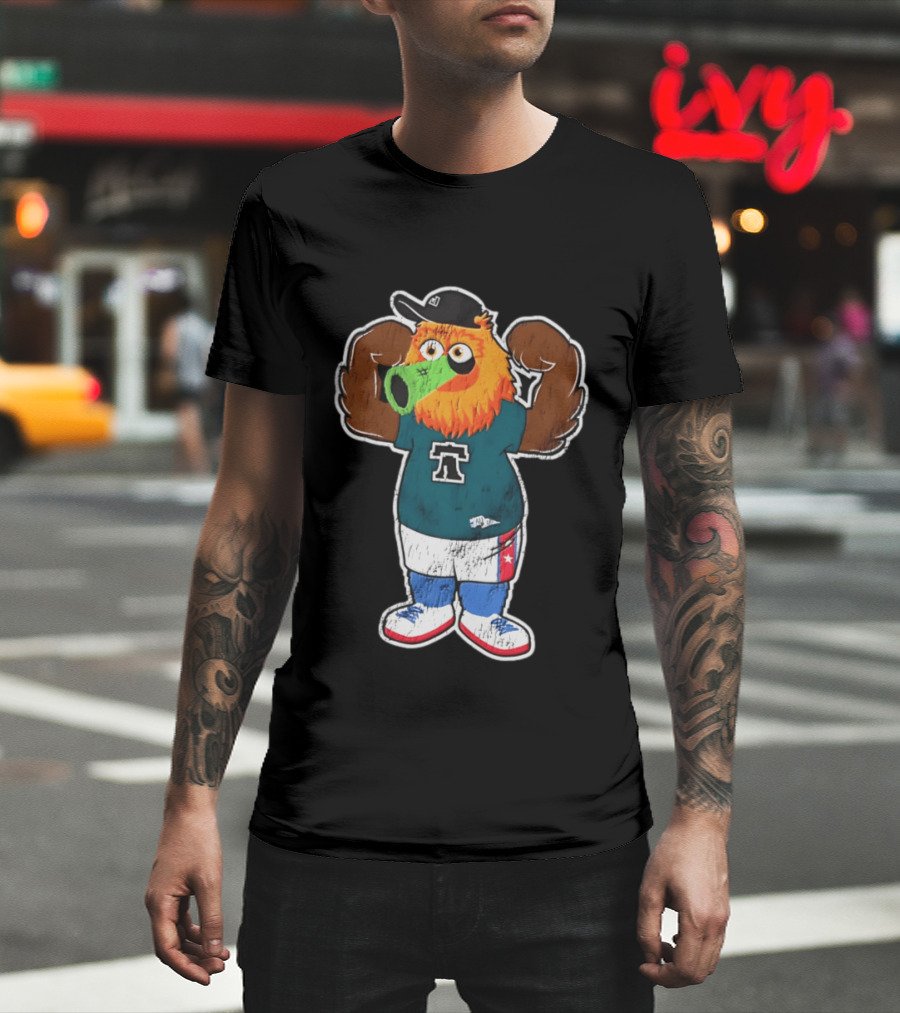Philadelphia Flyers Gritty Liberty Bell Basketball T-Shirt