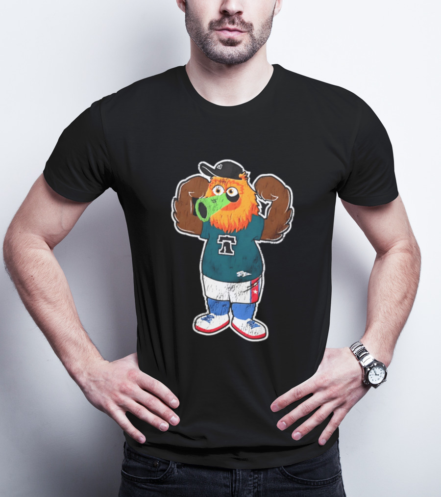 Philadelphia Flyers Gritty Liberty Bell Basketball T-Shirt