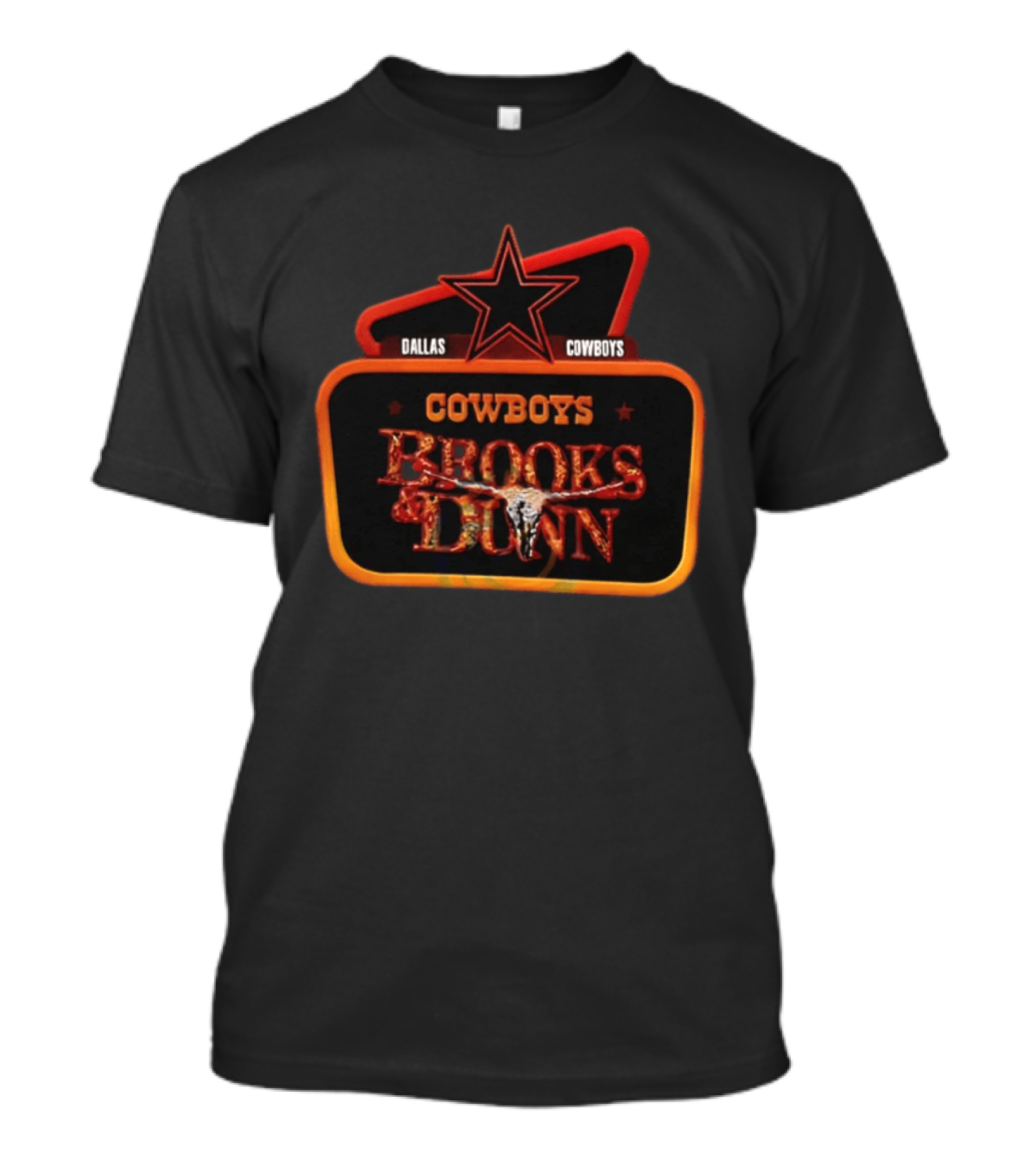 Dallas Cowboys Brooks & Dunn Star Texas T-Shirt