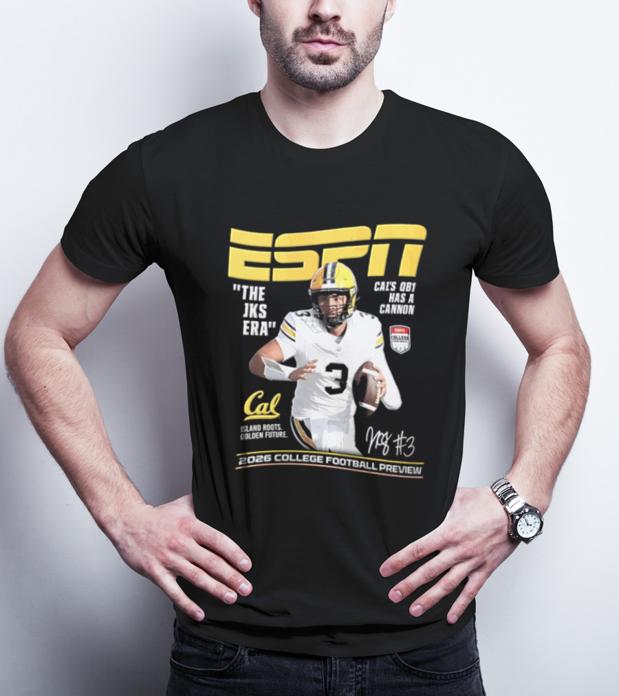 ESPN The Magazine Jaron Keawe Sagapolutele 2026 Cal Bears College Football Preview T-Shirt