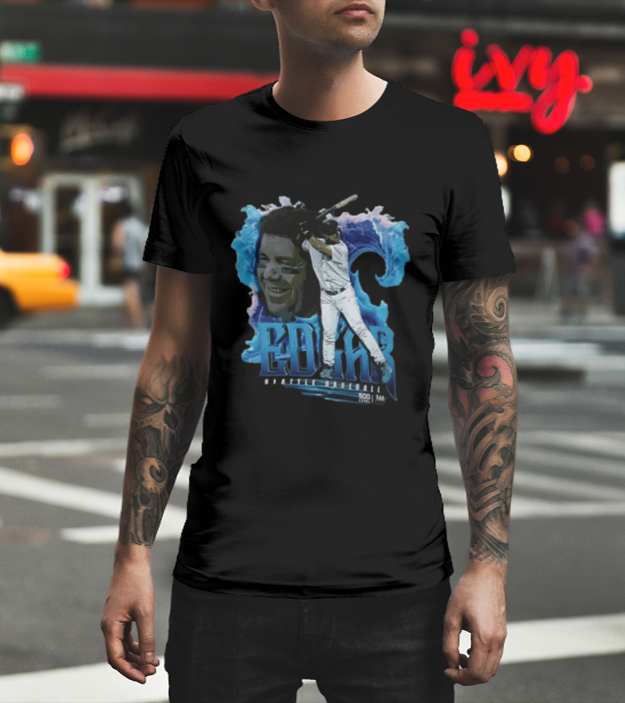 Seattle Baseball Edgar 500 Level Wave T-Shirt