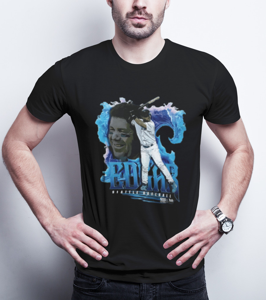 Seattle Baseball Edgar 500 Level Wave T-Shirt