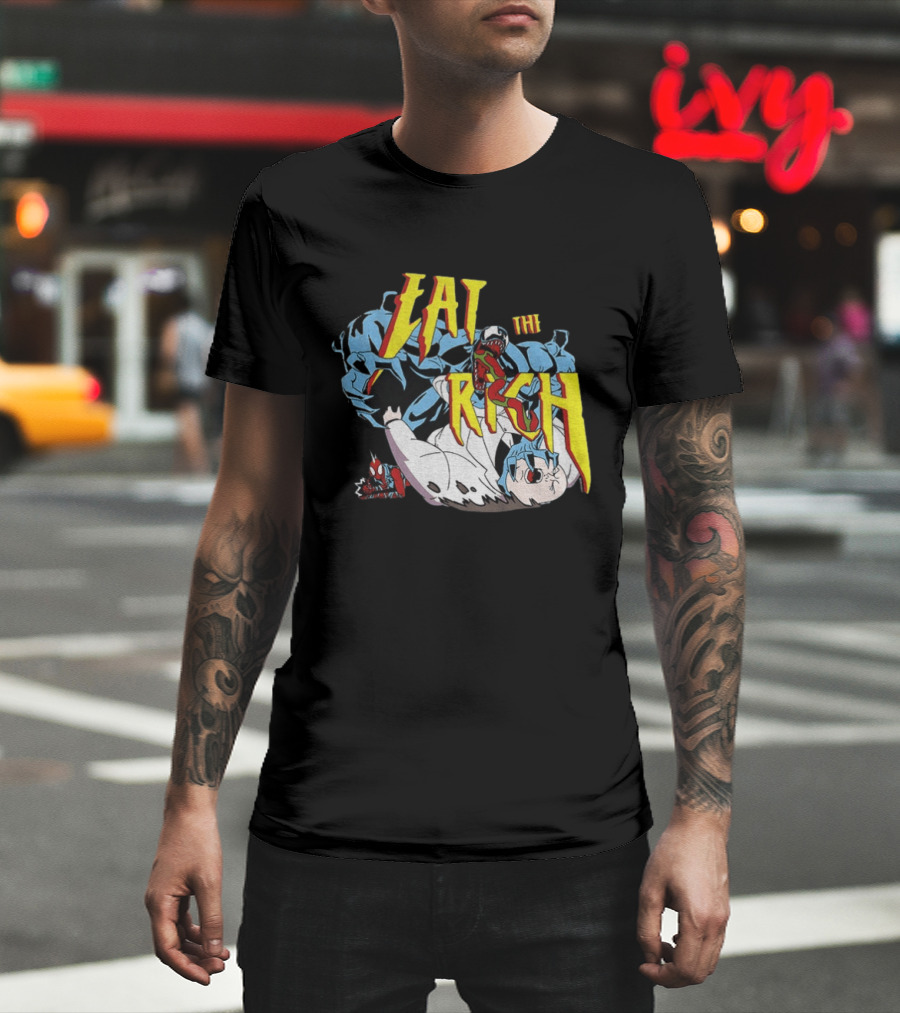 Venom Spider Man Eat The Rich Wilson Fisk Punch Nazi Police Marvel T-Shirt