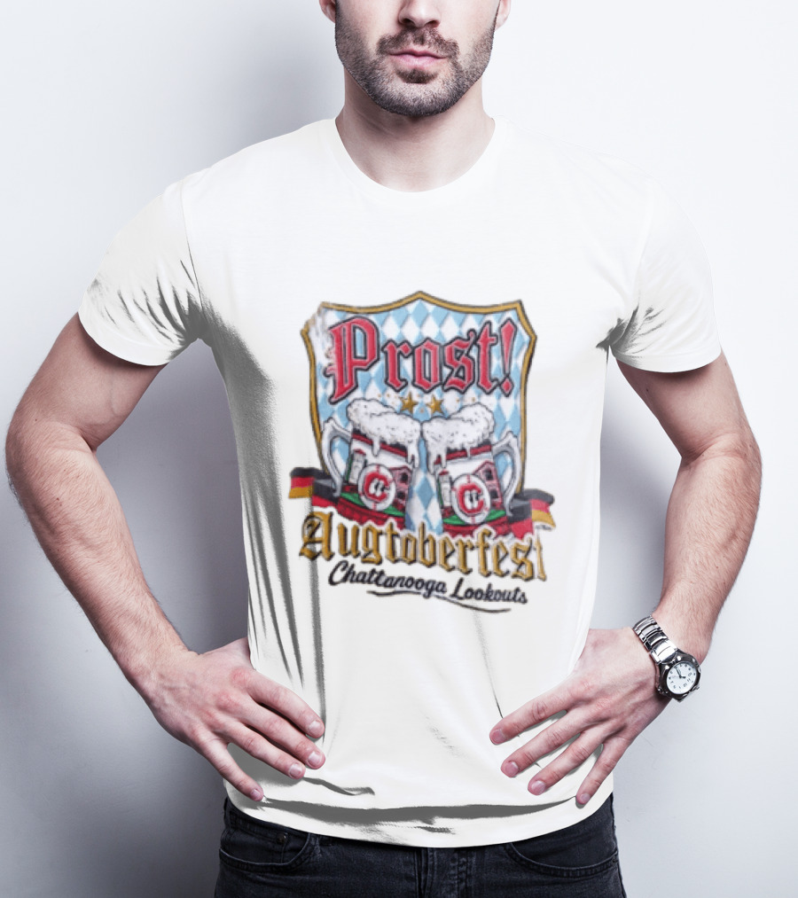 Prost Augtoberfest Chattanooga Lookouts Cheers Baseball Celebration T-Shirt