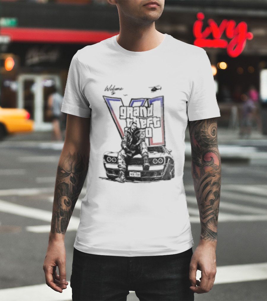 Grand Theft Auto VI Welcome To A World Of Sinners T-Shirt