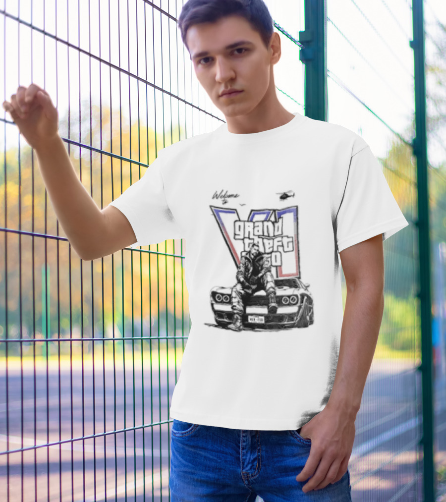 Grand Theft Auto VI Welcome To A World Of Sinners T-Shirt