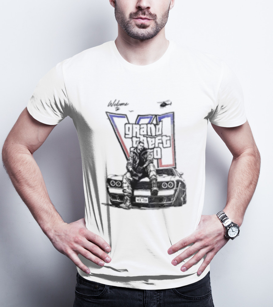 Grand Theft Auto VI Welcome To A World Of Sinners T-Shirt