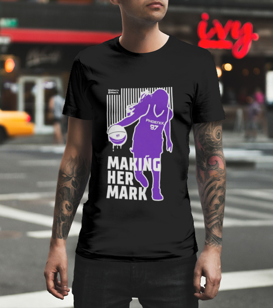Phoenix Mercury WNBA Making Her Mark 97 T-Shirt