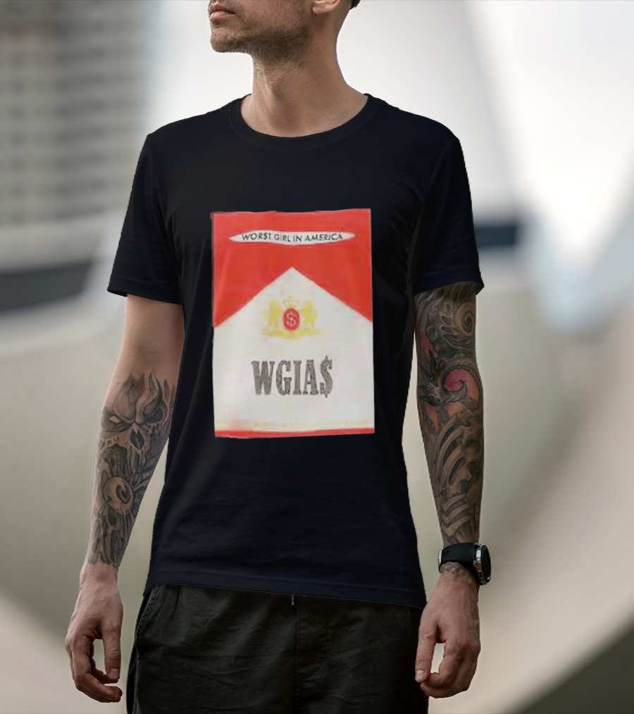 Slayyyter 2026 WGIA Tour Marlboro Parody Worst Girl In America T-Shirt